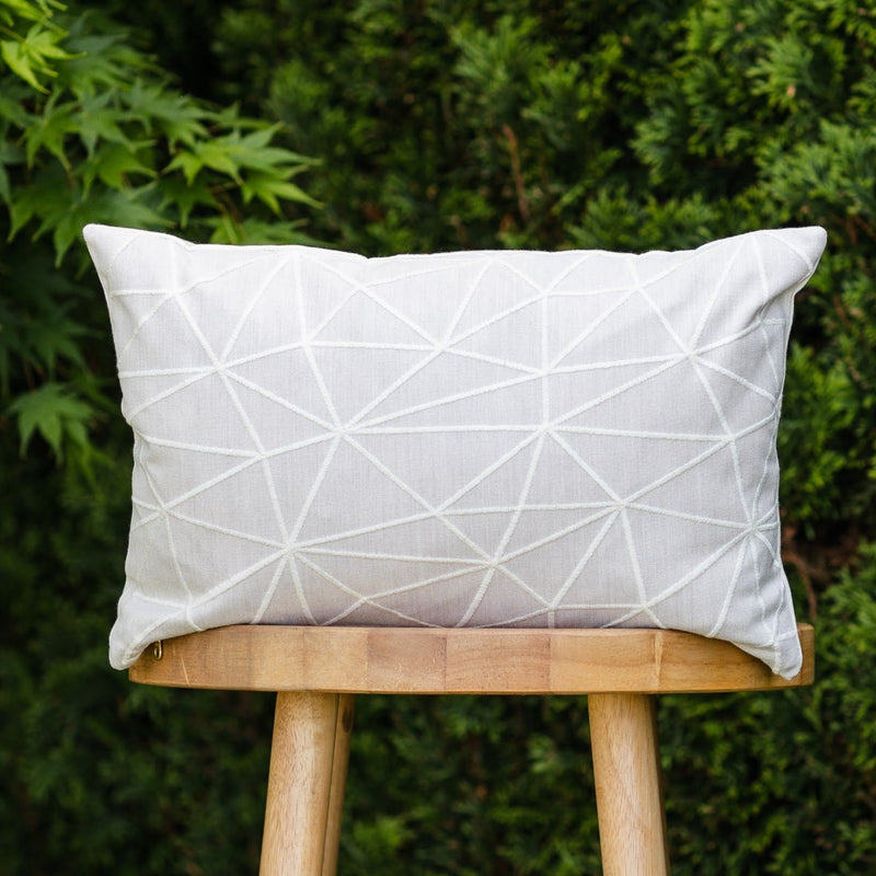 MONACO || Pink Blush & Ivory Geometric Indoor/Outdoor Pillow Cover ...